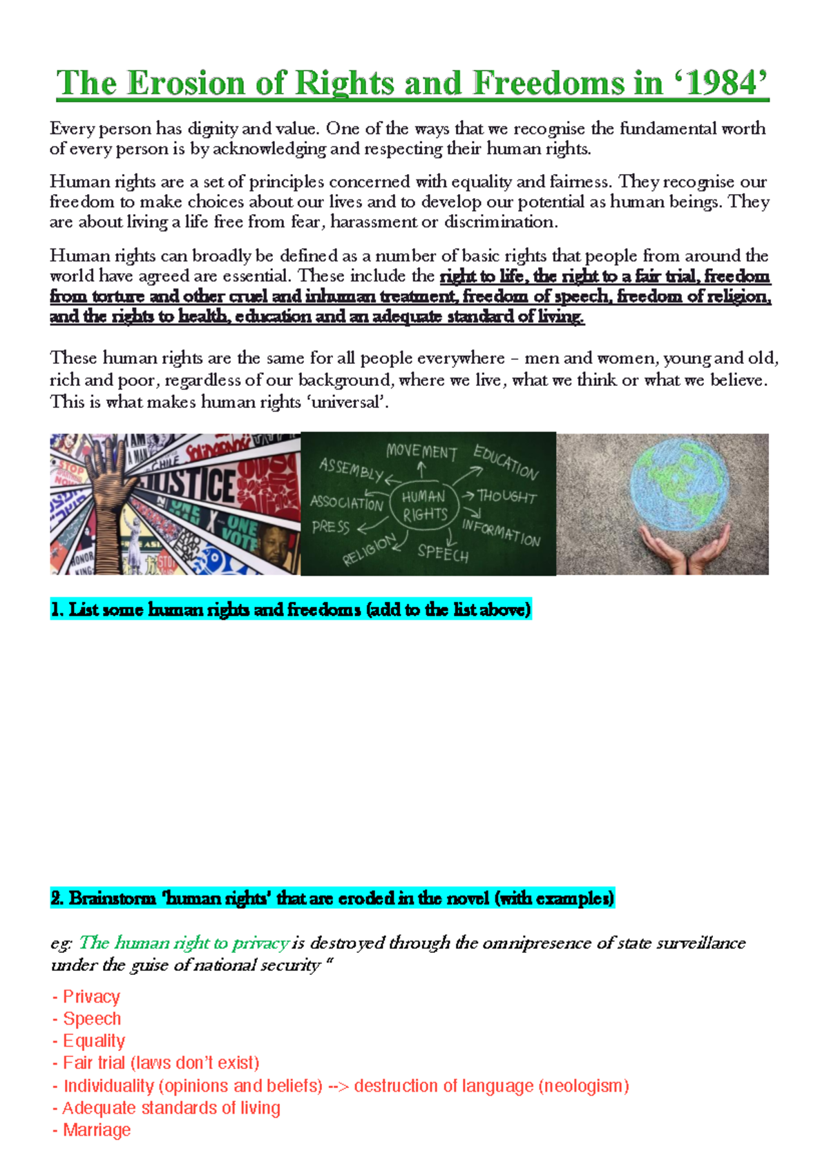 CHS Trial 2022: Erosion of Rights and Freedoms in Human Experiences ...