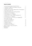 [Solved] Make 10 Research questions about Impact of eCommerce and ...