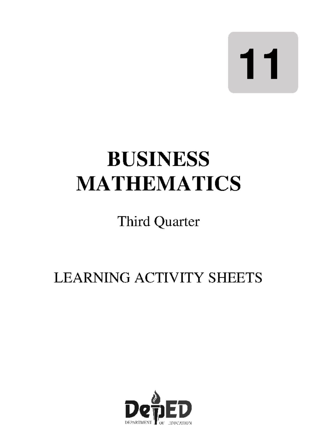 Detailed Lesson PLAN- Linear Equation - DETAILED LESSON PLAN IN ...