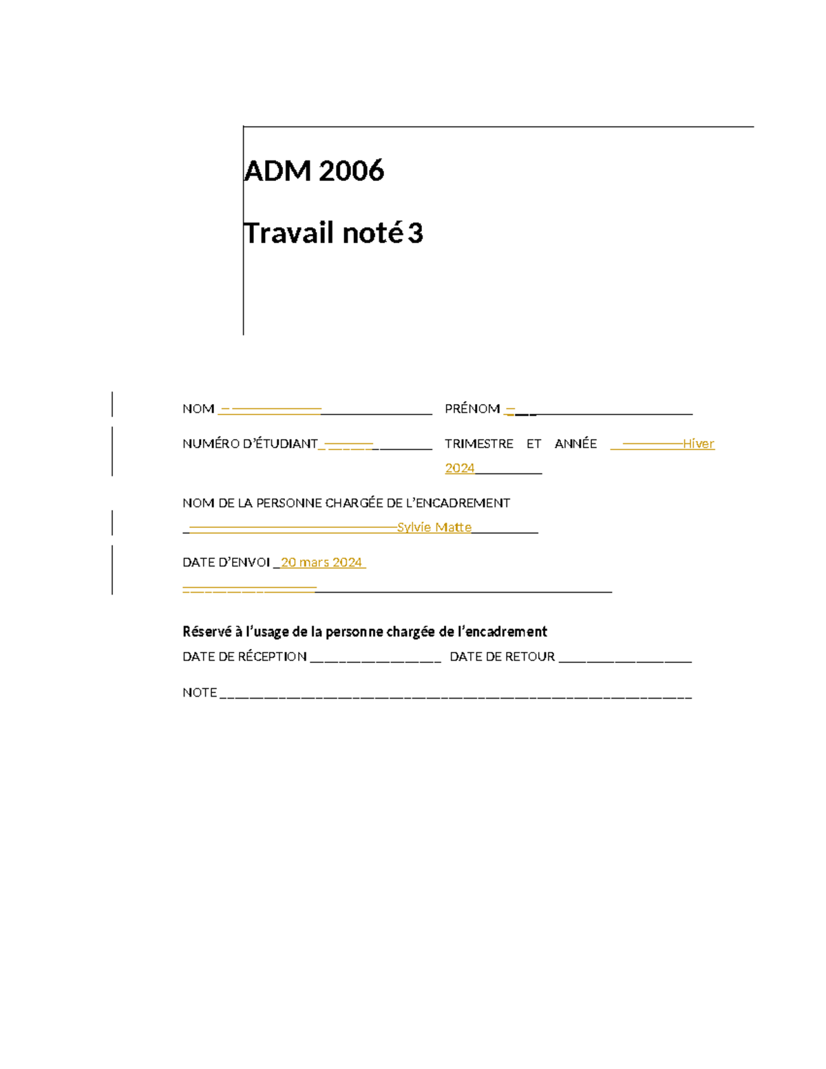 ADM2006 TN3 - Analyse Critique du Système d'Information Virtuo au CIUSSS - Studocu