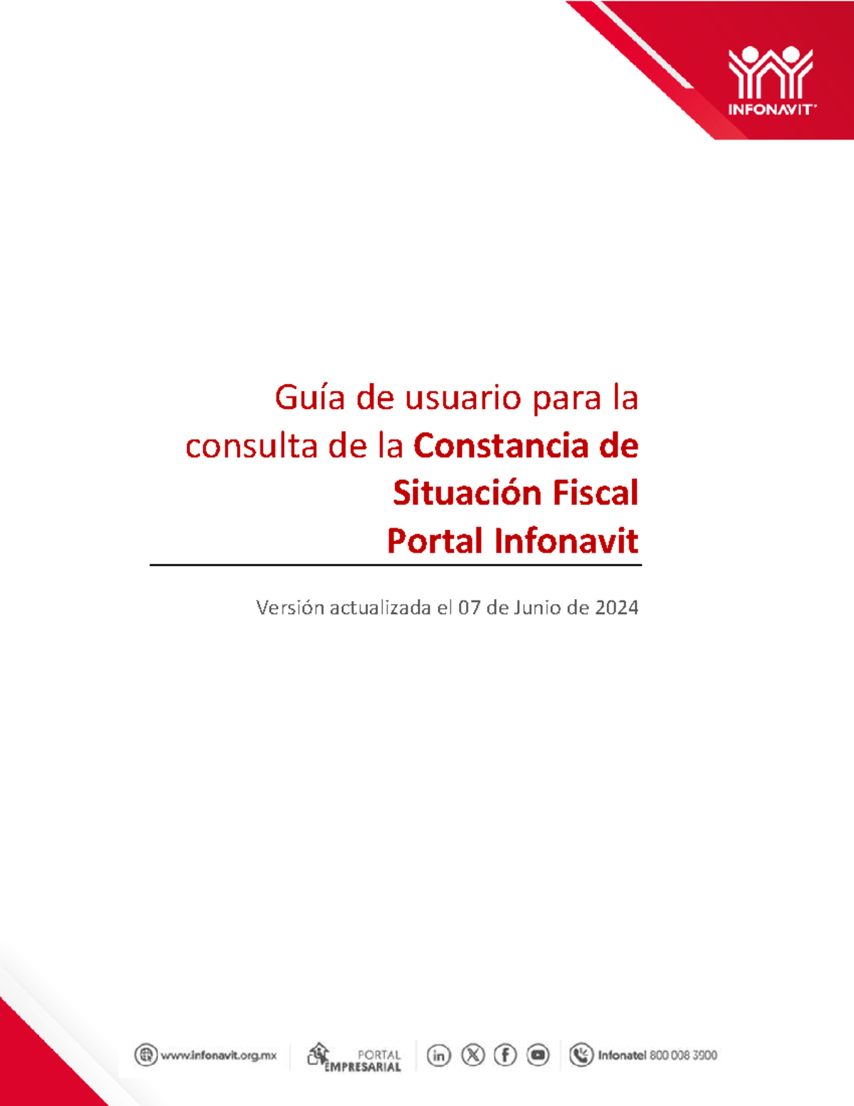 Guía de Usuario: Consulta de Constancia de Situación Fiscal Infonavit ...