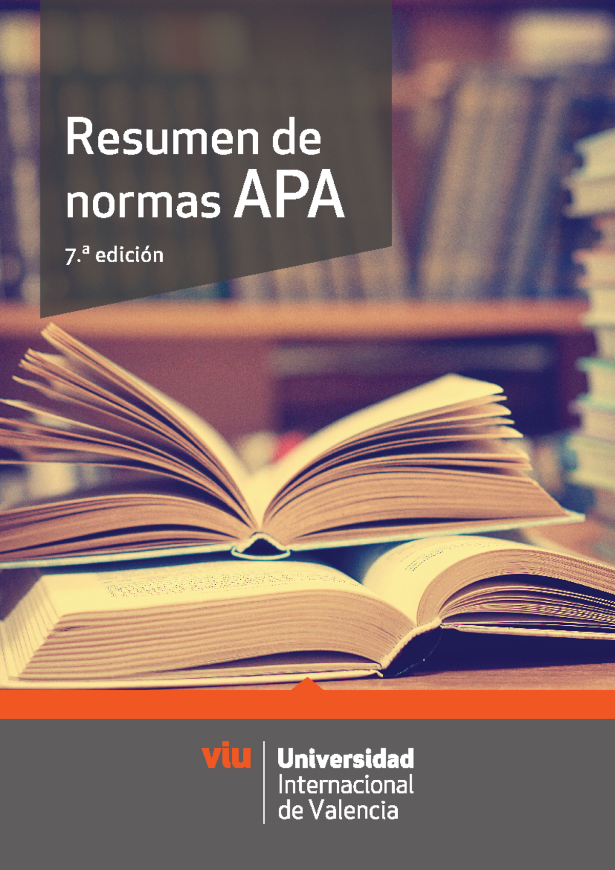 Manual APA 7 2020 VIU - APA 7 - Resumen de normas APA 7.ª edición ...