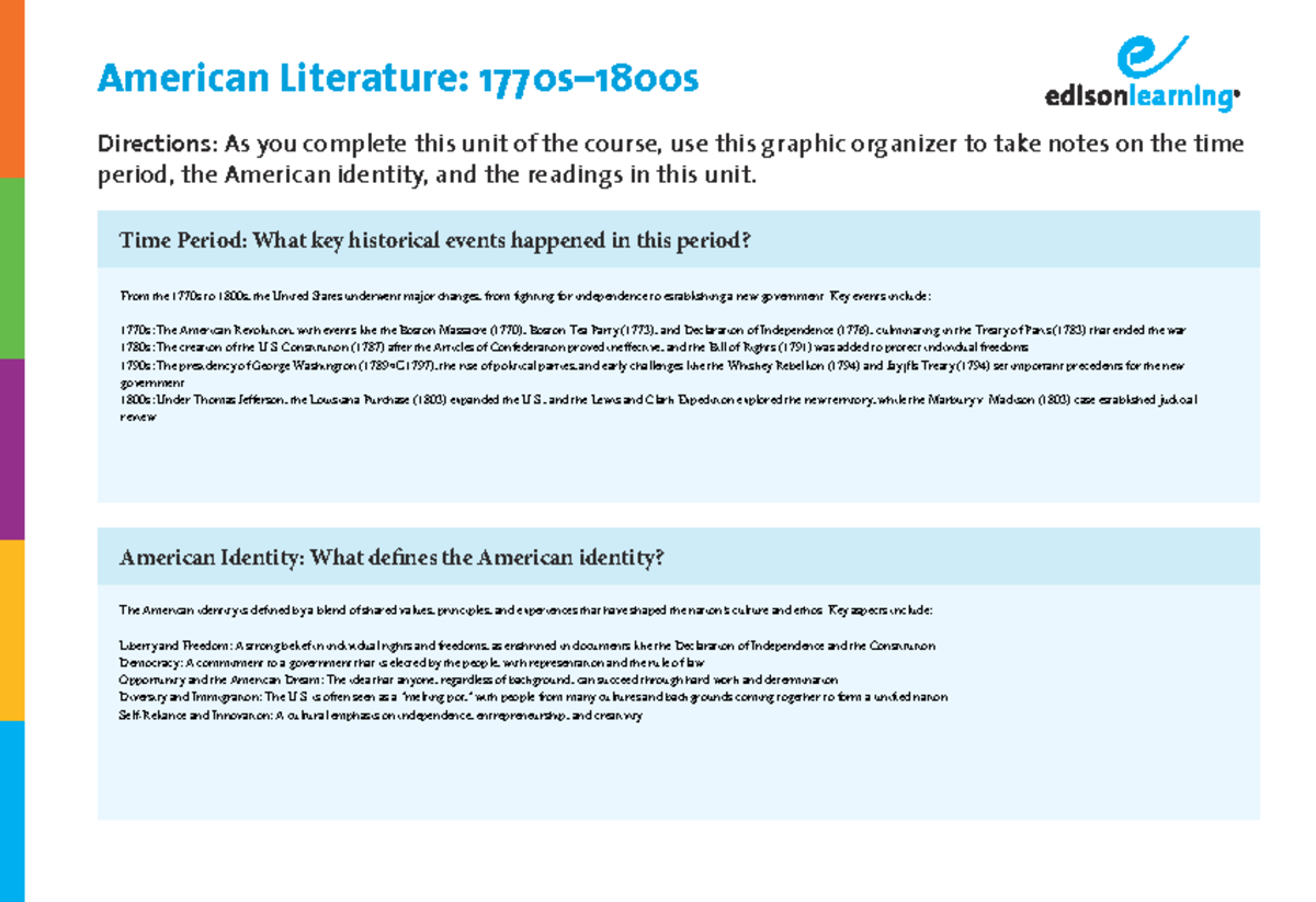 WS.EDHS.2016 .SC - American Literature: 1770s–1800s - American ...