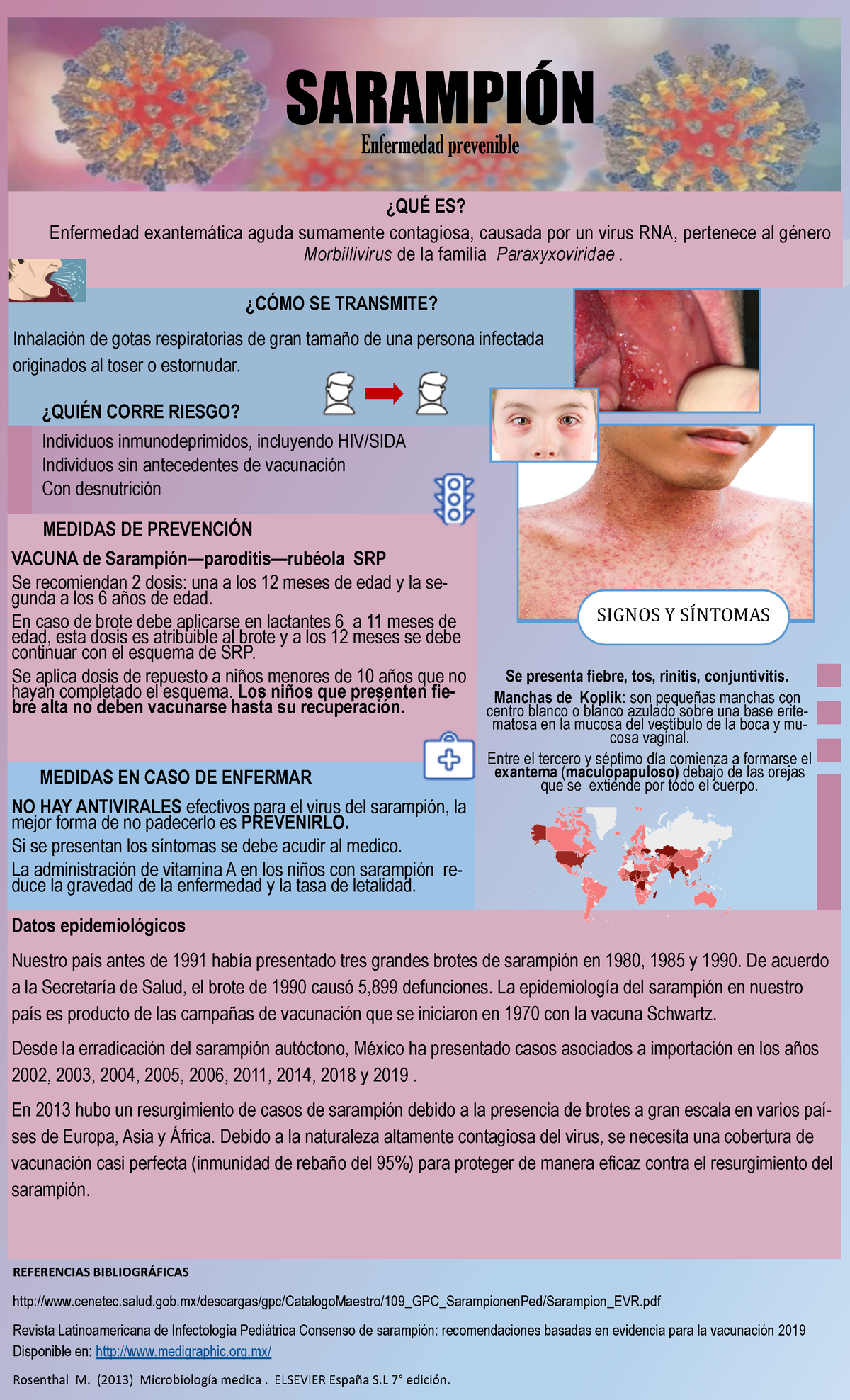 Guía sobre el Sarampión: Prevención y Medidas de Contención - Studocu
