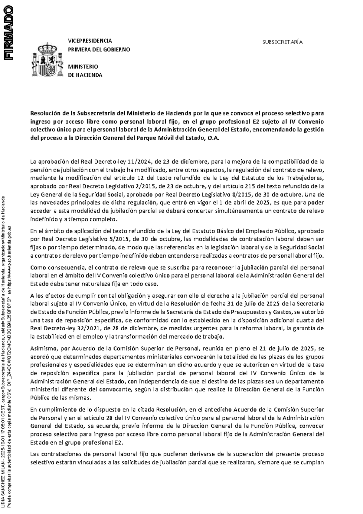 Oposición E2: Bases para Chofer del Estado y Jubilación Parcial - Studocu