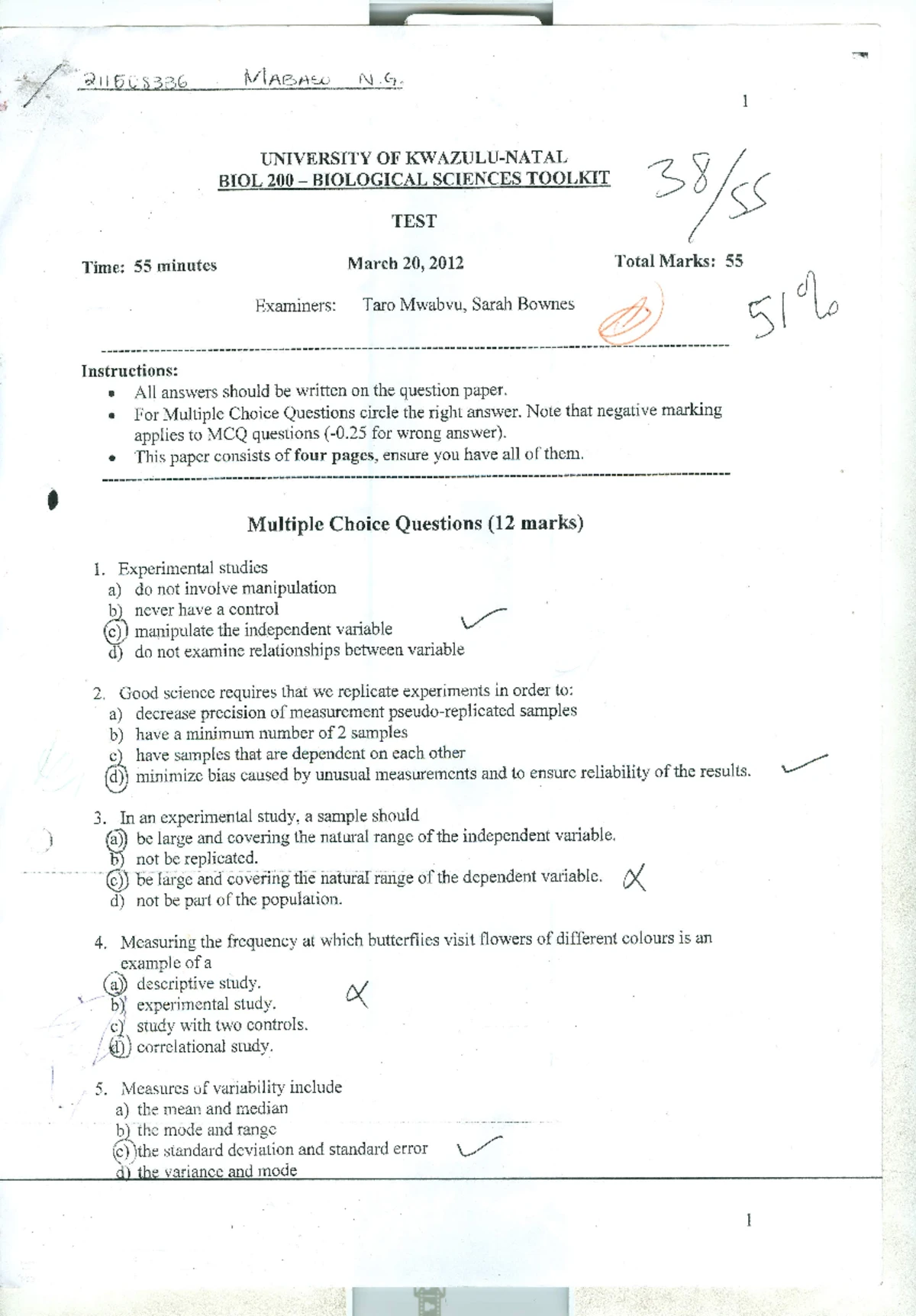 EC Life Sciences Gr 12 June 2023 Question Paper & Memo - Studocu
