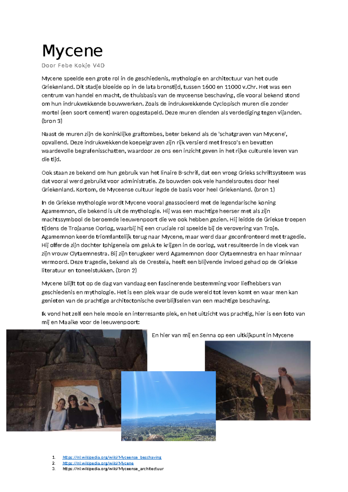 Mycene: Geschiedenis en Mythologie van de Myceense Beschaving - Studeersnel