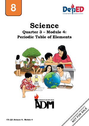 SCI8-Q3- Module 3 - Science Quarter 3 - Module 3: Atoms - Inside Out 8 ...