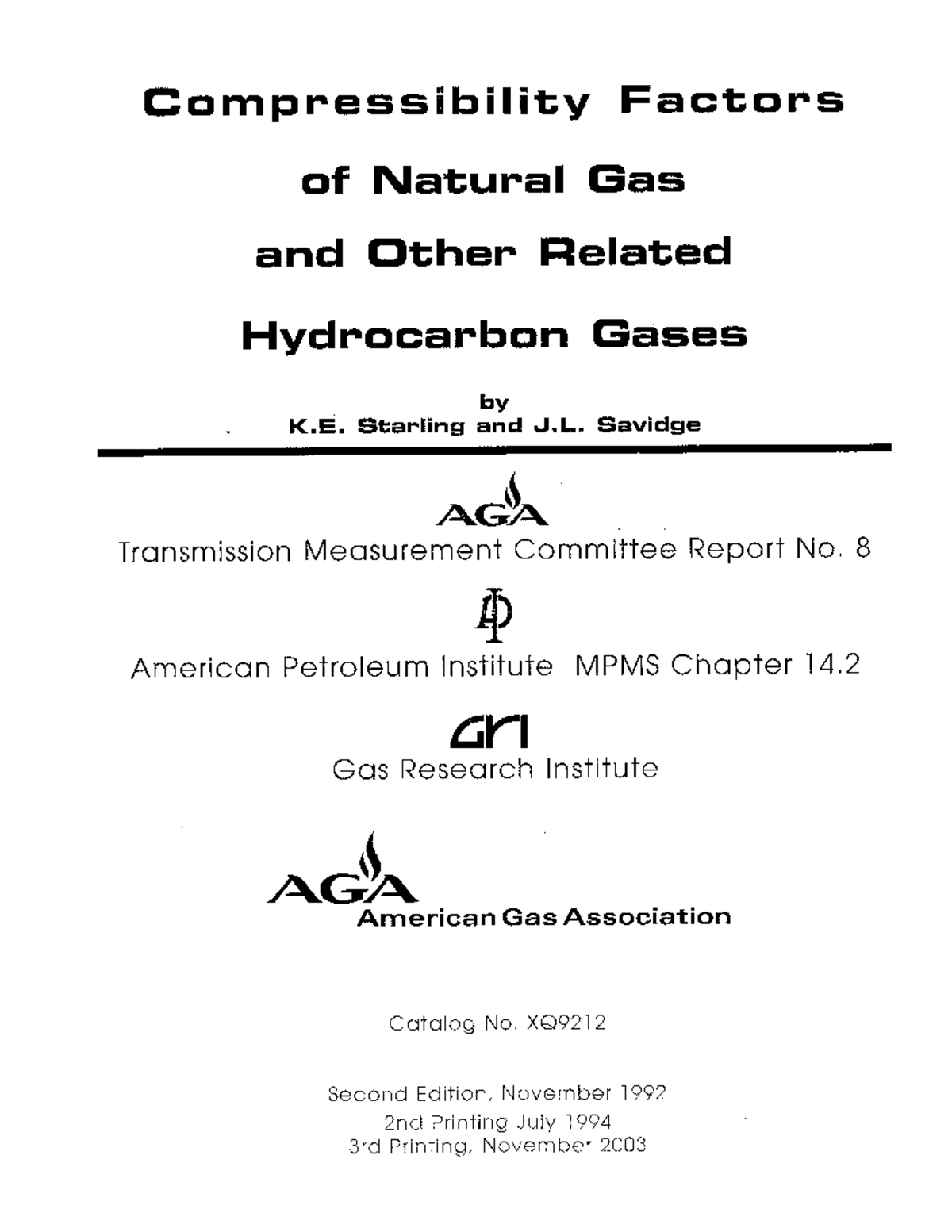 AGA 8 Compressibility Factors for Natural Gas Analysis - Studocu