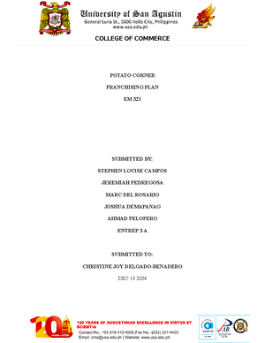 Summative Test Review Material - ENTREPRENEURSHIP(Entrep) Summative ...