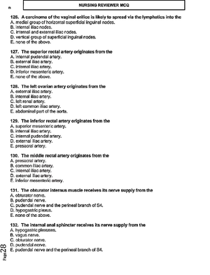 Nursing 492 Quiz 30 - Xnxjx - NURSING REVIEWER MCQ n D. Medial cord E ...