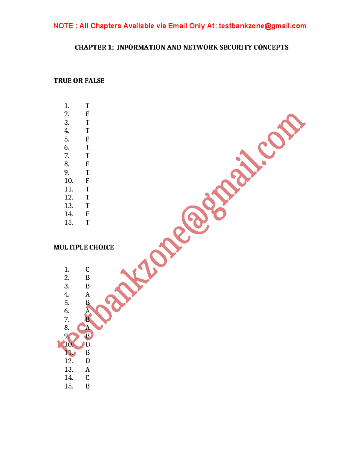 Solutions Manual & Test Bank for Cryptography & Network Security (8th ...