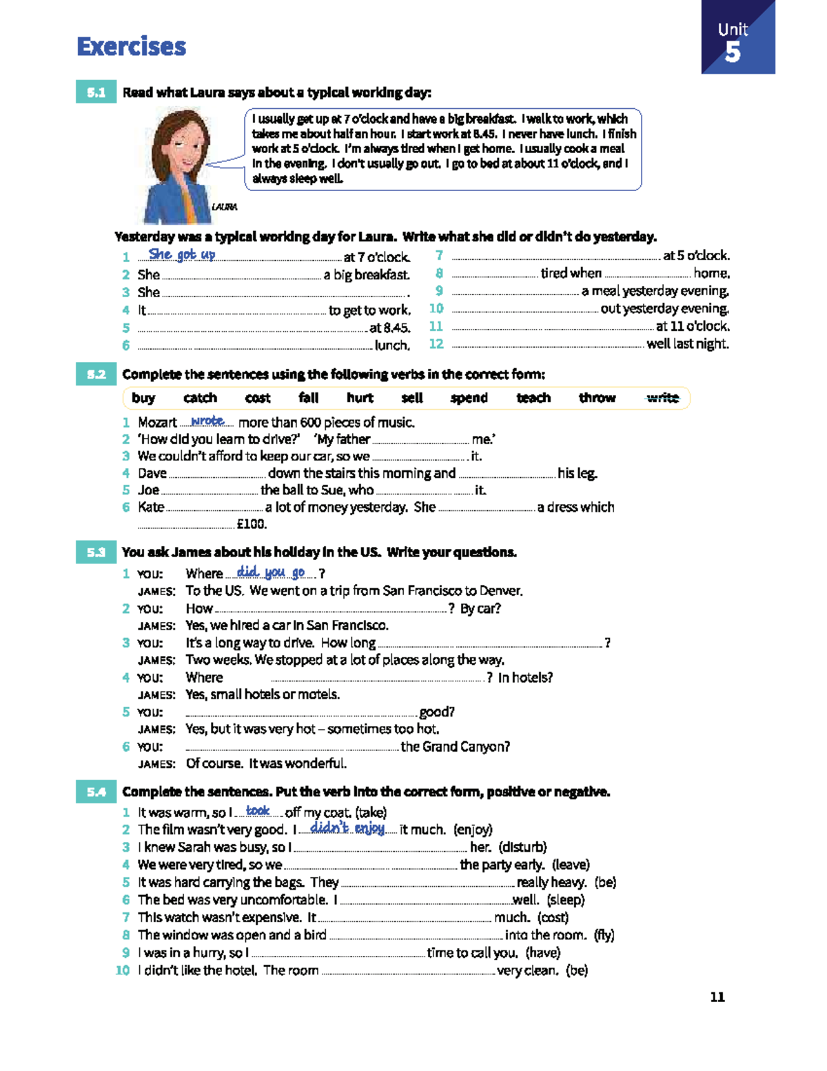 Unit Exercises 5-11: Practice Questions and Answers for PG05 - Studocu