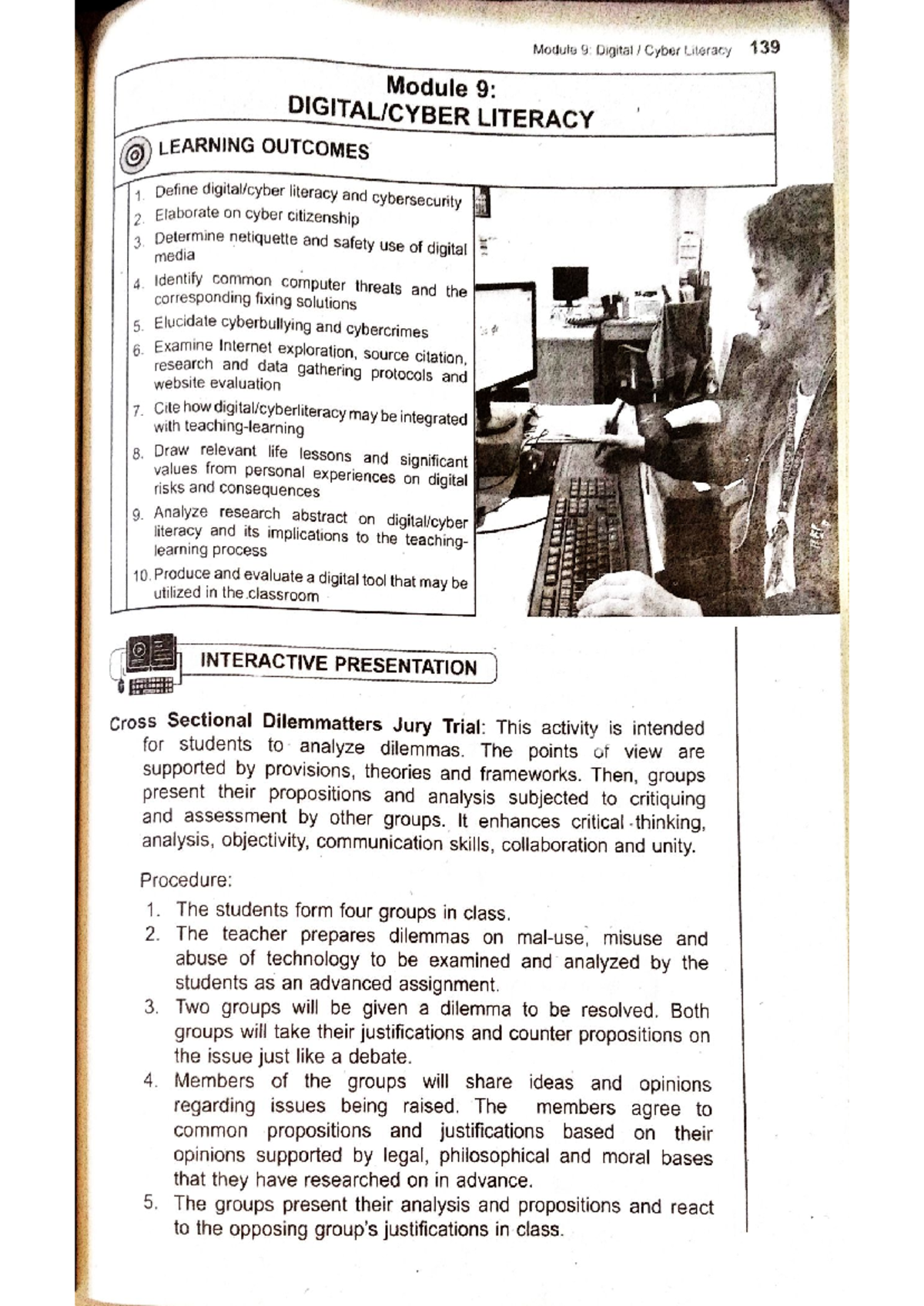 Module 9: Understanding Digital and Cyber Literacy Concepts - Studocu