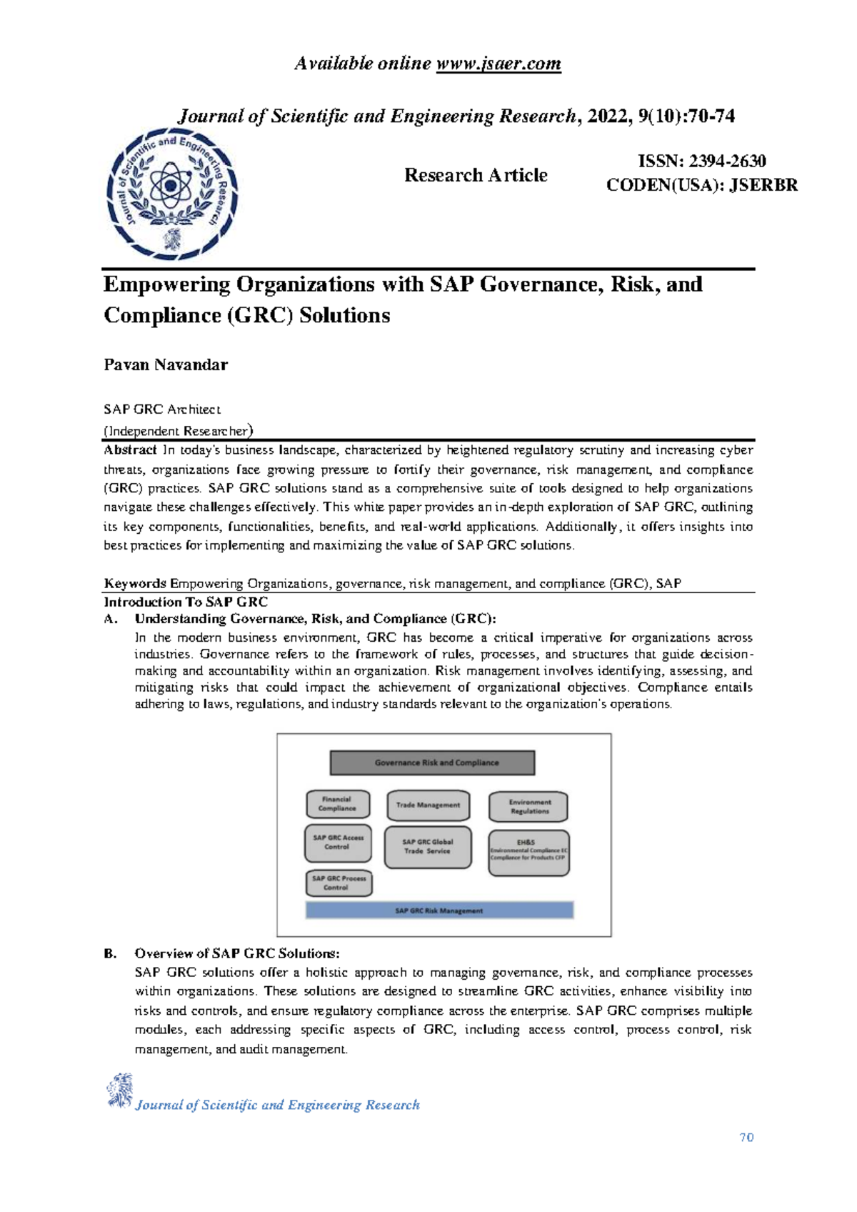 Empowering Organizations with SAP GRC Solutions: A Comprehensive Guide ...