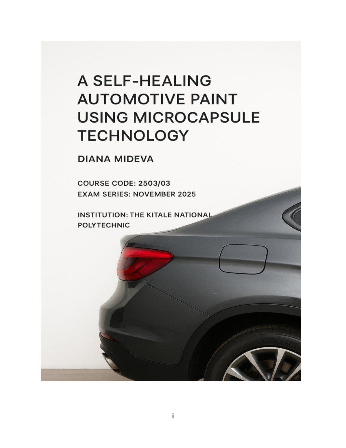 Designing a Self-Healing Automotive Paint Using Microcapsule Tech - AE ...