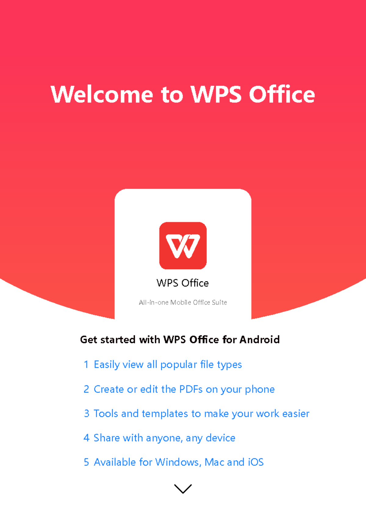 WPS Office for Android: Comprehensive Mobile Suite Guide - Studocu