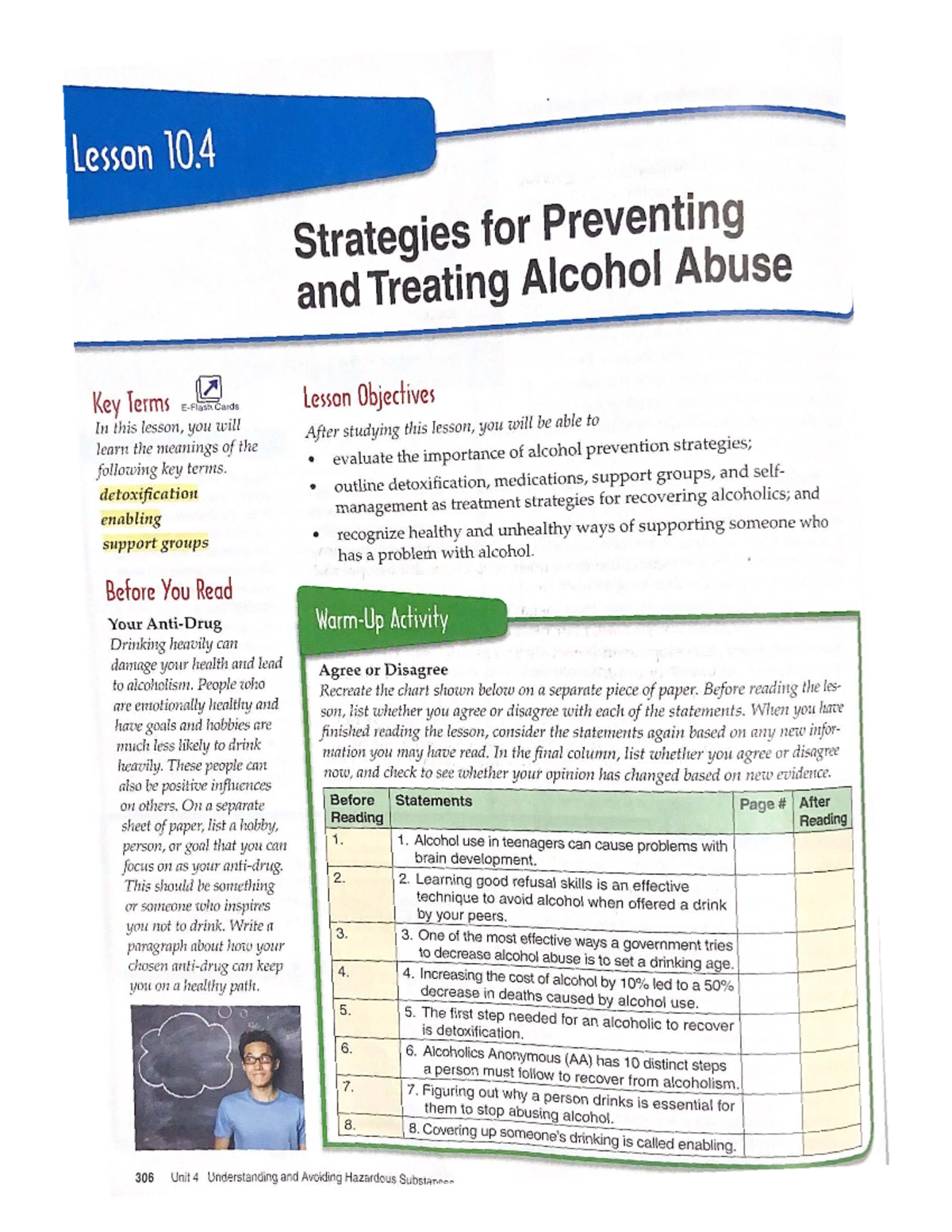 Lesson 10.4: Strategies for Preventing and Treating Alcohol Abuse - Studocu