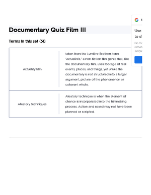 Looking AT Movies- Chapter 3-Chapter 6; Chapter 8-10 Flashcards Quizlet ...
