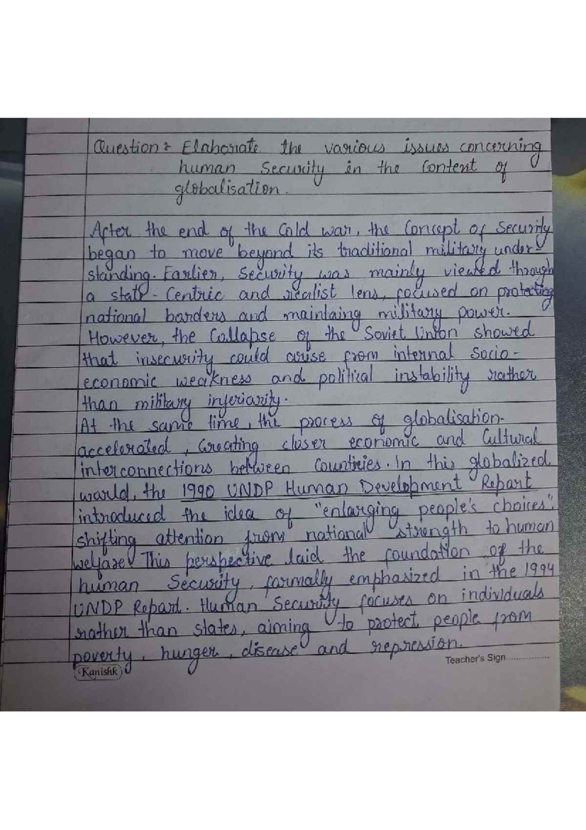 Globalization and Human Security: Issues and Implications (GE ...