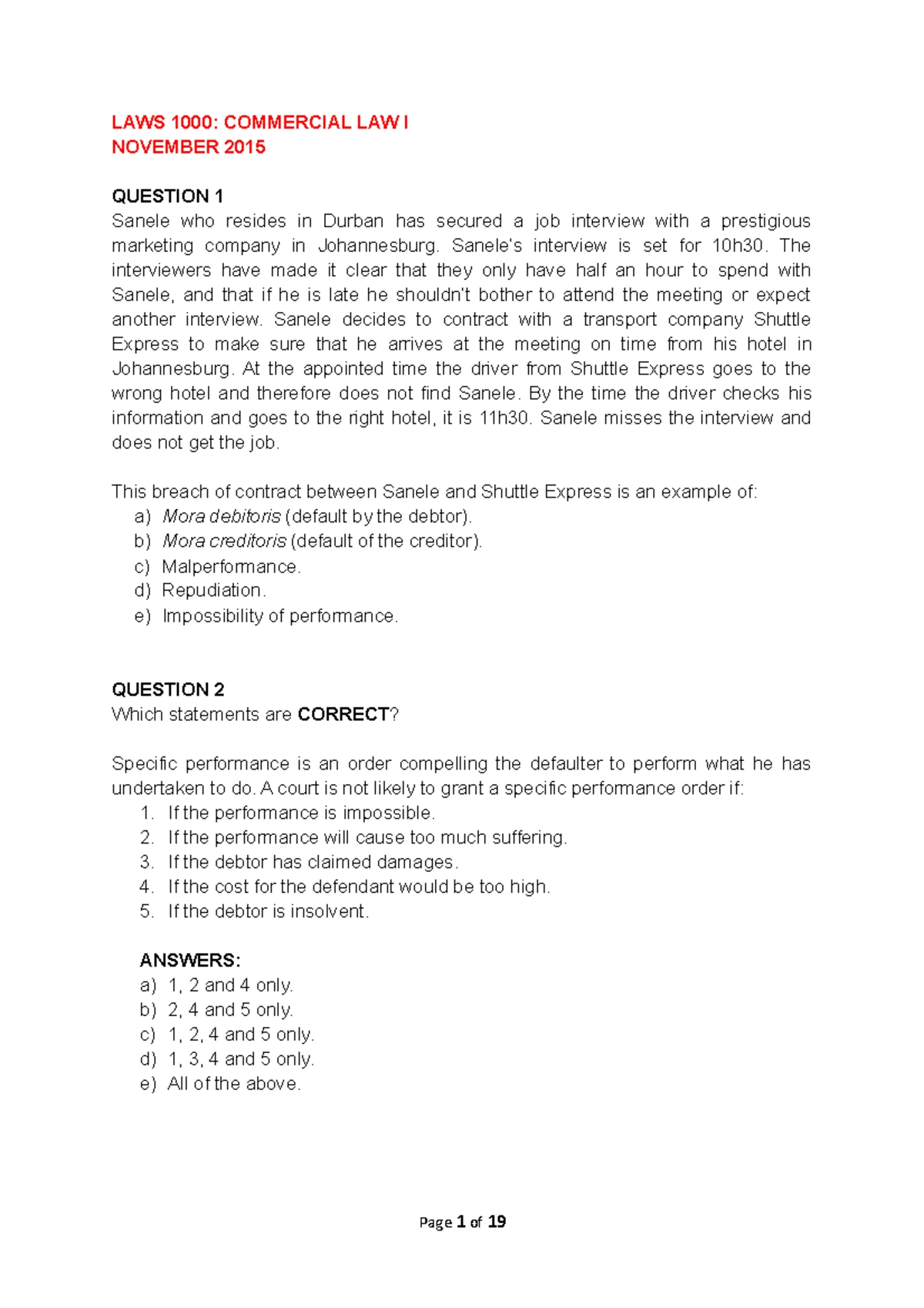 Chapter 18: Understanding the Law of Agency in Contractual Actions ...
