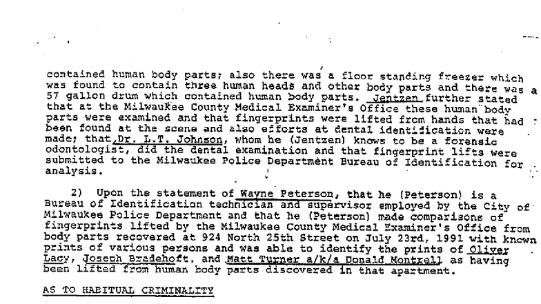 Confession Report: Jeffrey Dahmer Case Study (2-101-113) - Studocu