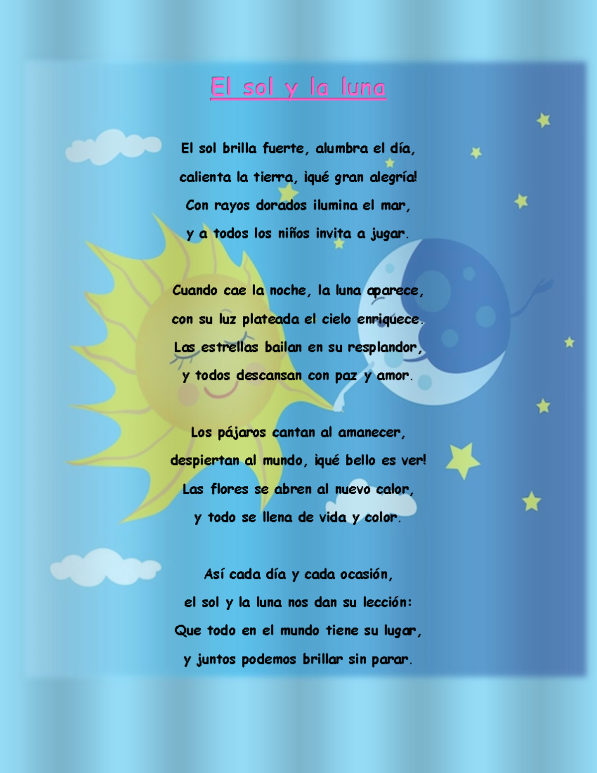 El sol y la luna: Poema y apuntes sobre su significado - Studocu