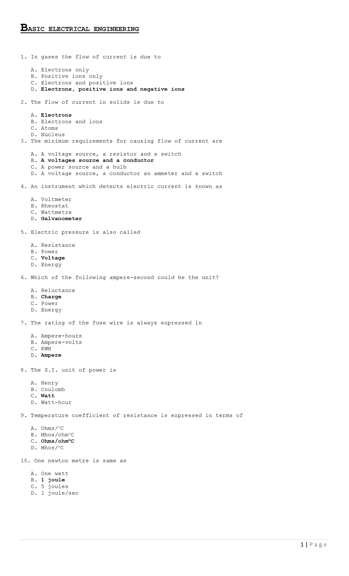 REVIEWER IN EE CORE: BASIC ELECTRICAL ENGINEERING NOTES - Studocu