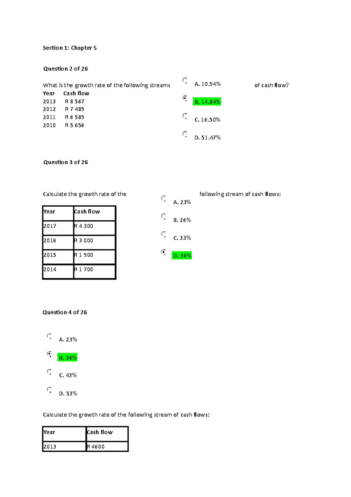 FIN 2603-A2-set 8 - Answers to Assignment 1&2 - Warning: TT: undefined function: 32 Warning: TT ...