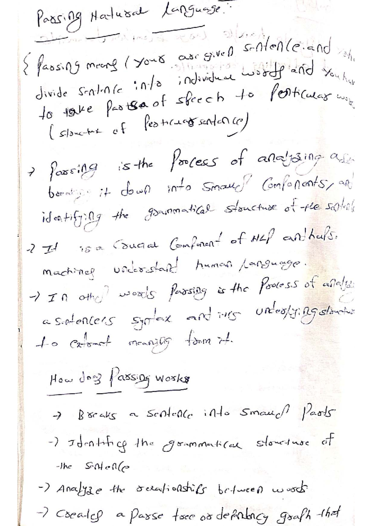 NLP Unit 2: Understanding Natural Language Parsing Techniques - Studocu
