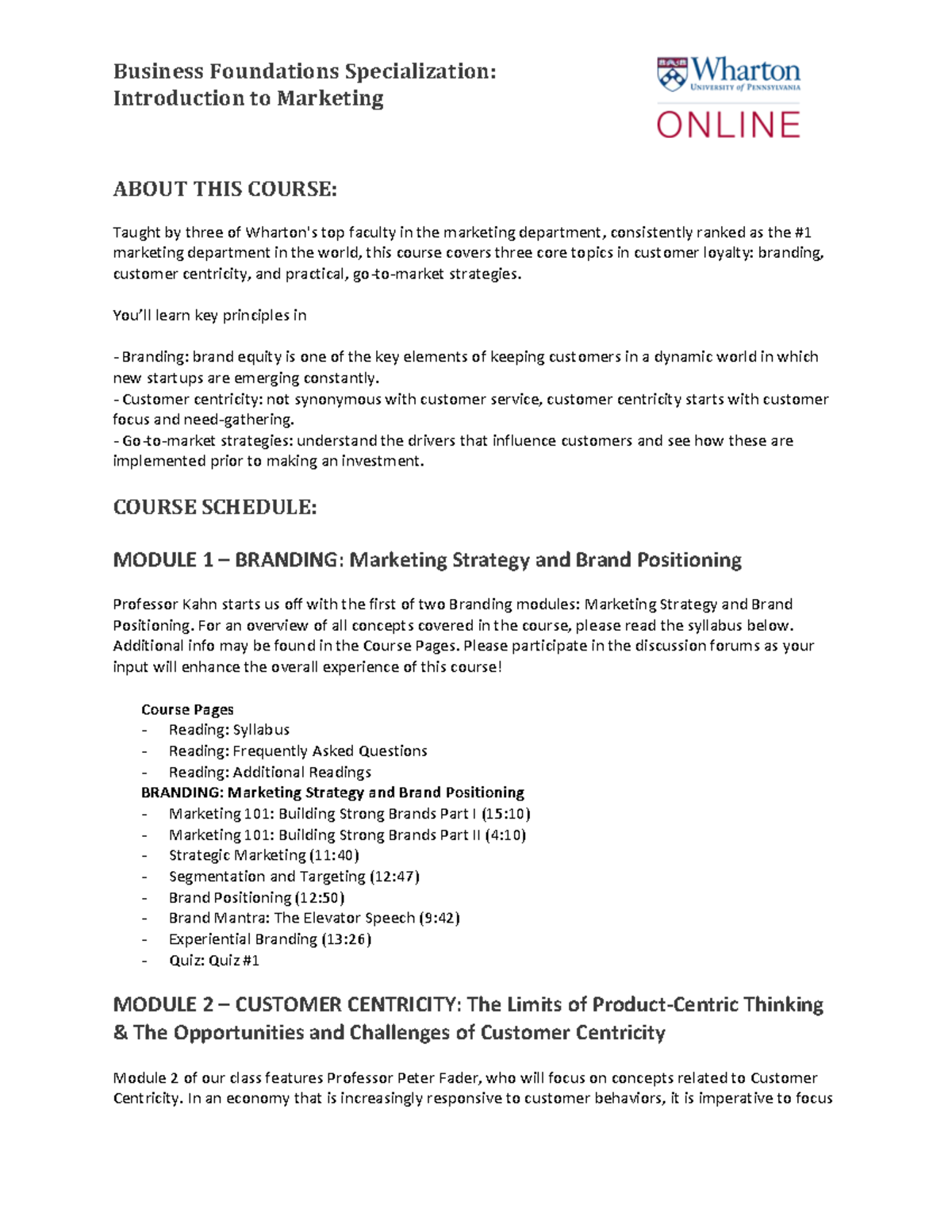 BUS 101: Final Exam Study Guide for Introduction to Marketing - Studocu
