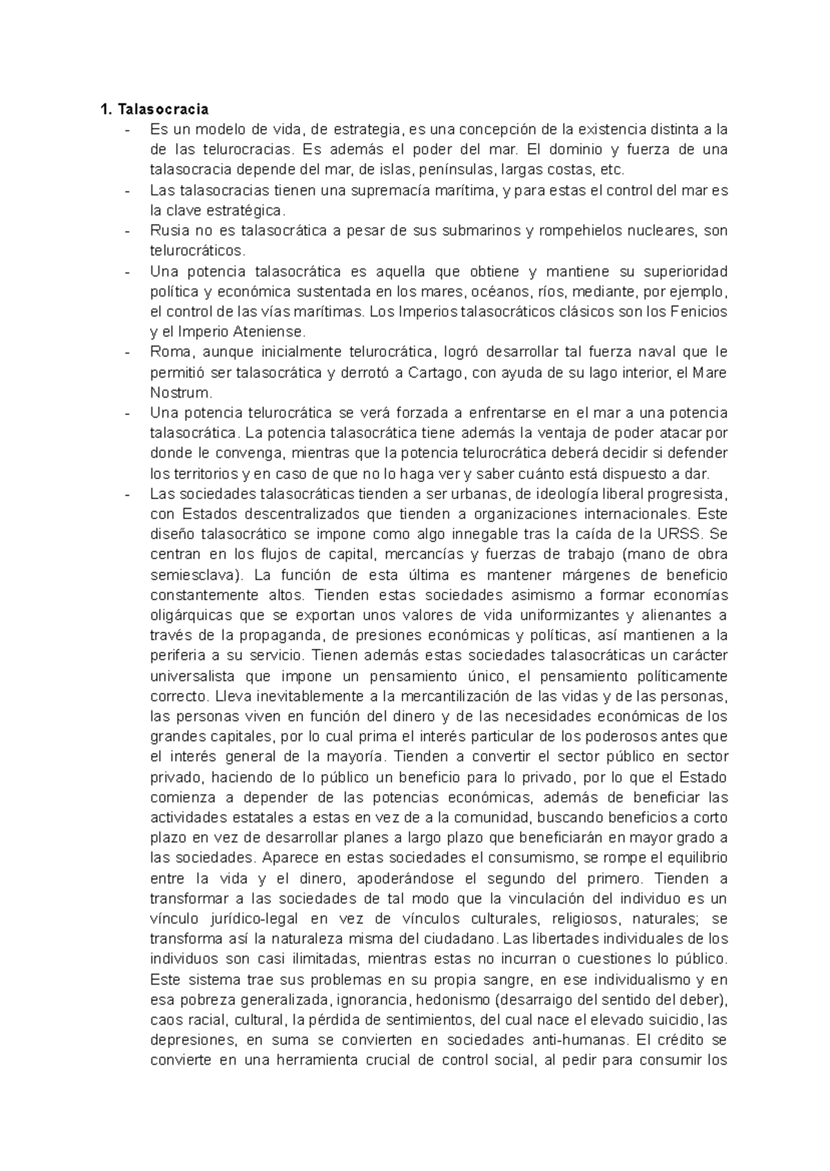 Teoría del Poder Marítimo: Talasocracias y Telurocracias en la Historia ...