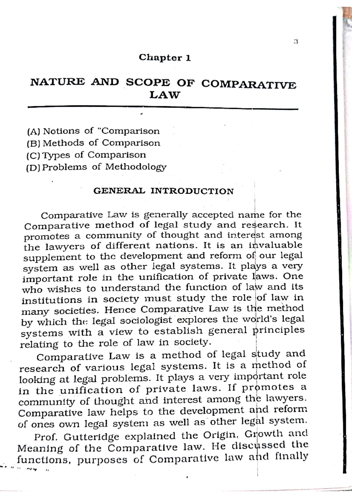 Comparative Law 101: Nature, Scope, & Methodologies Explained - Studocu