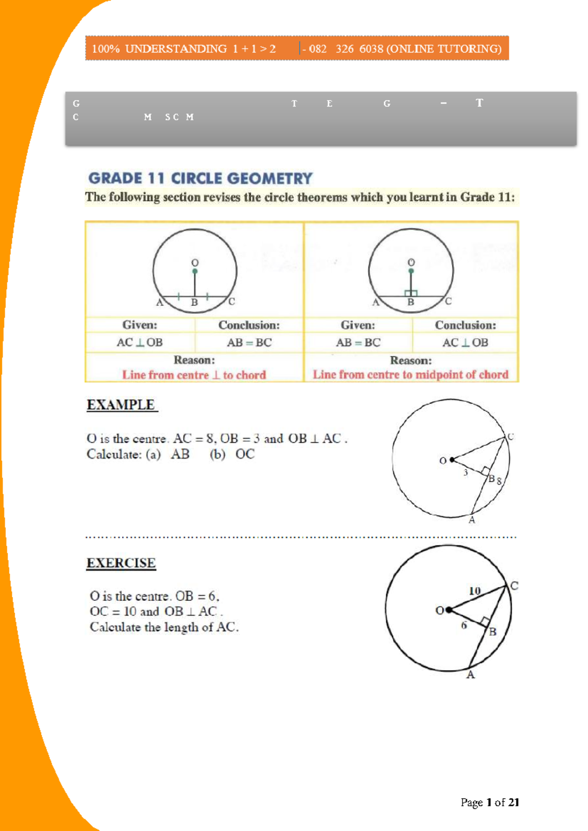Grade 12 Similarity in Euclidean Geometry - Part 1 (060832) - Studocu
