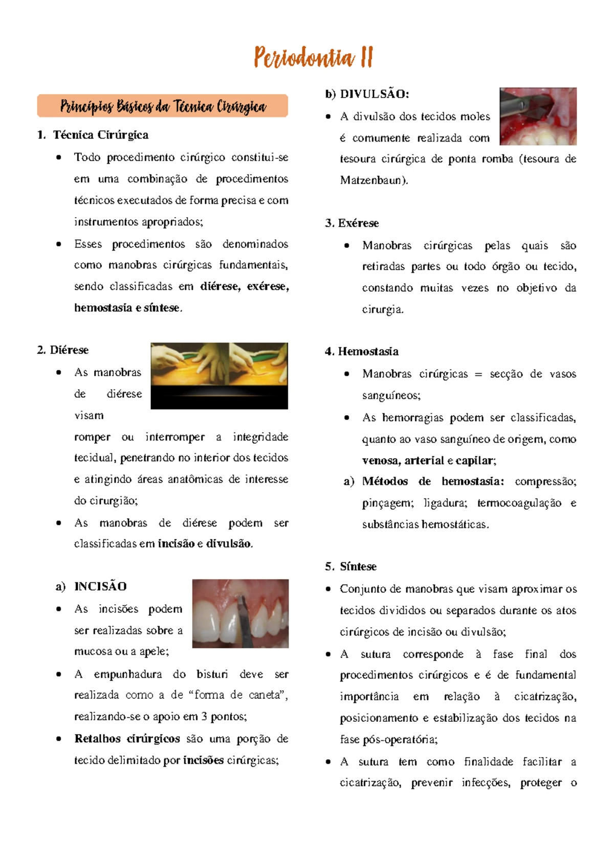 Periodontia - Anatomia e histologia do Periodonto - Warning: TT: undefined function: 32 ...