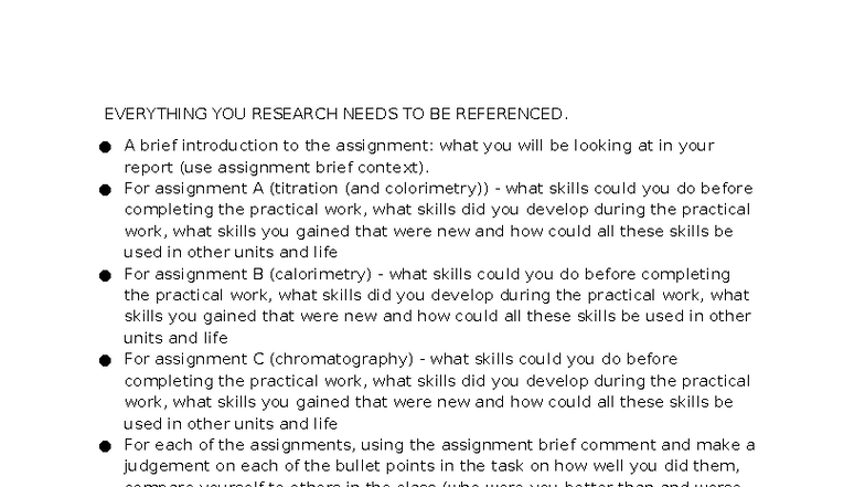 Unit 2 Learning Aim D: Practical Skills Reflection & Development Guide ...