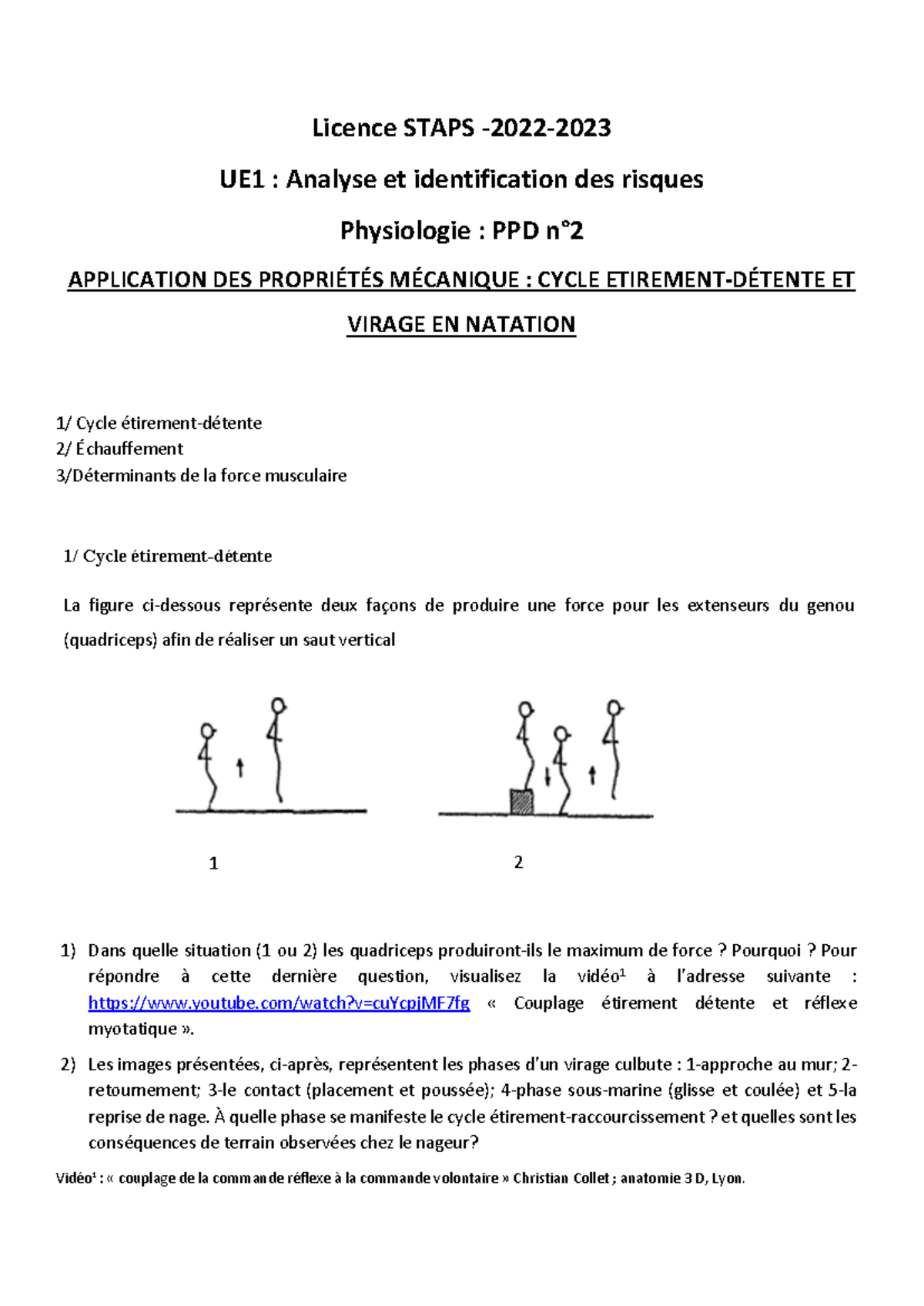 PPD2 - kjbjb - Vidéo 1 : « couplage de la commande réflexe à la ...