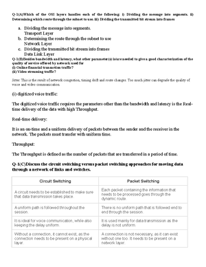 Practical 8 - Computer Network - Practical:- AIM:-create a mesh topology using Cisco packet ...