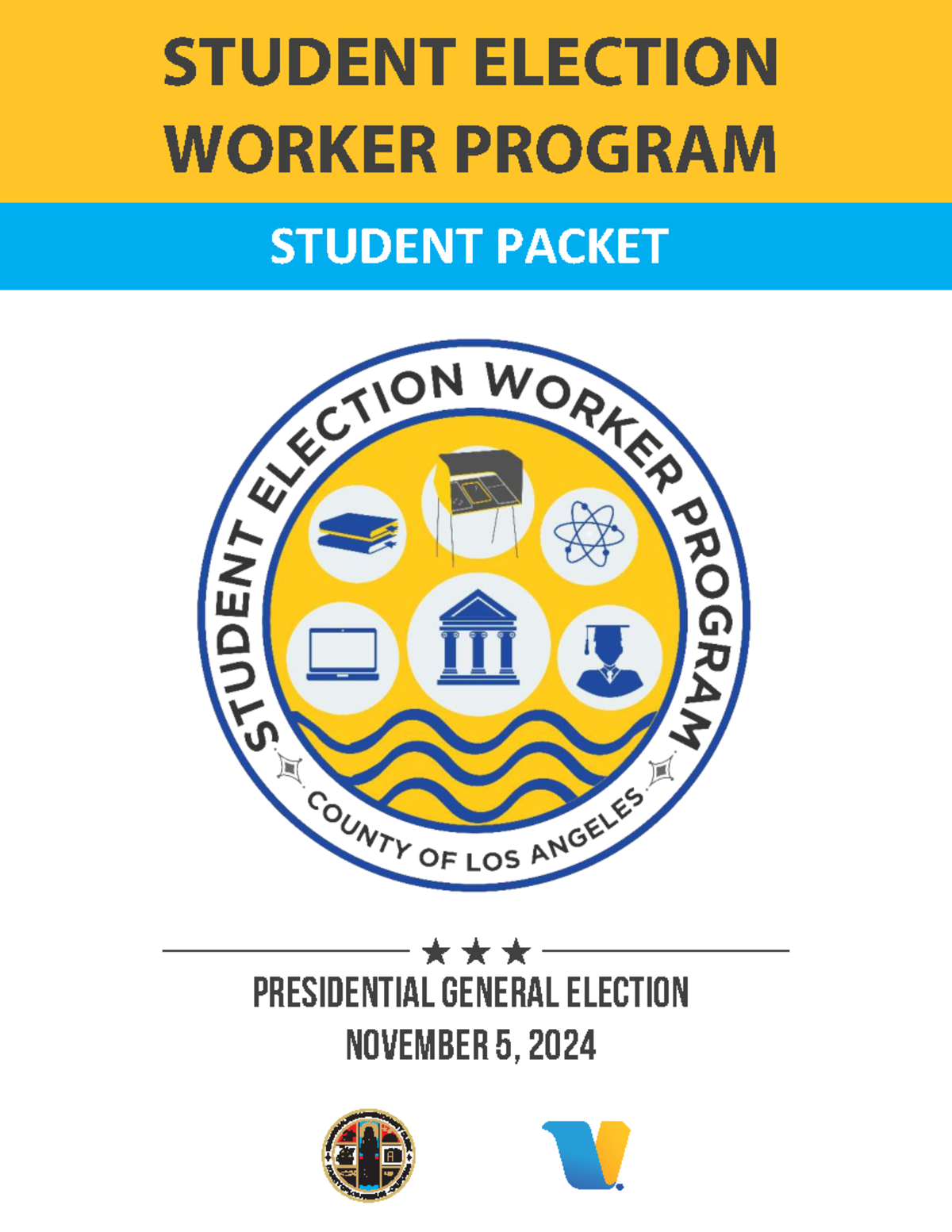 STUDENT ELECTION WORKER PROGRAM PACKET QFSNJTTJPO Nov 2024 - Studocu