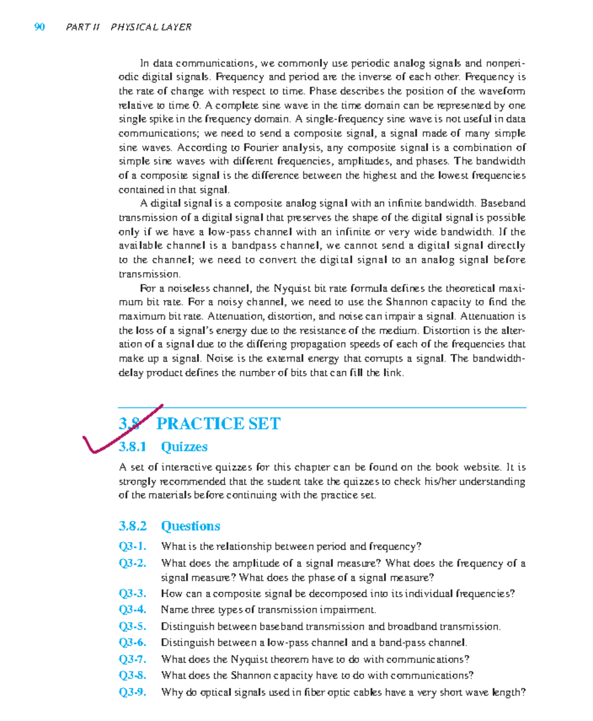 Chapter 3 Exercises: Understanding the Physical Layer in Data ...