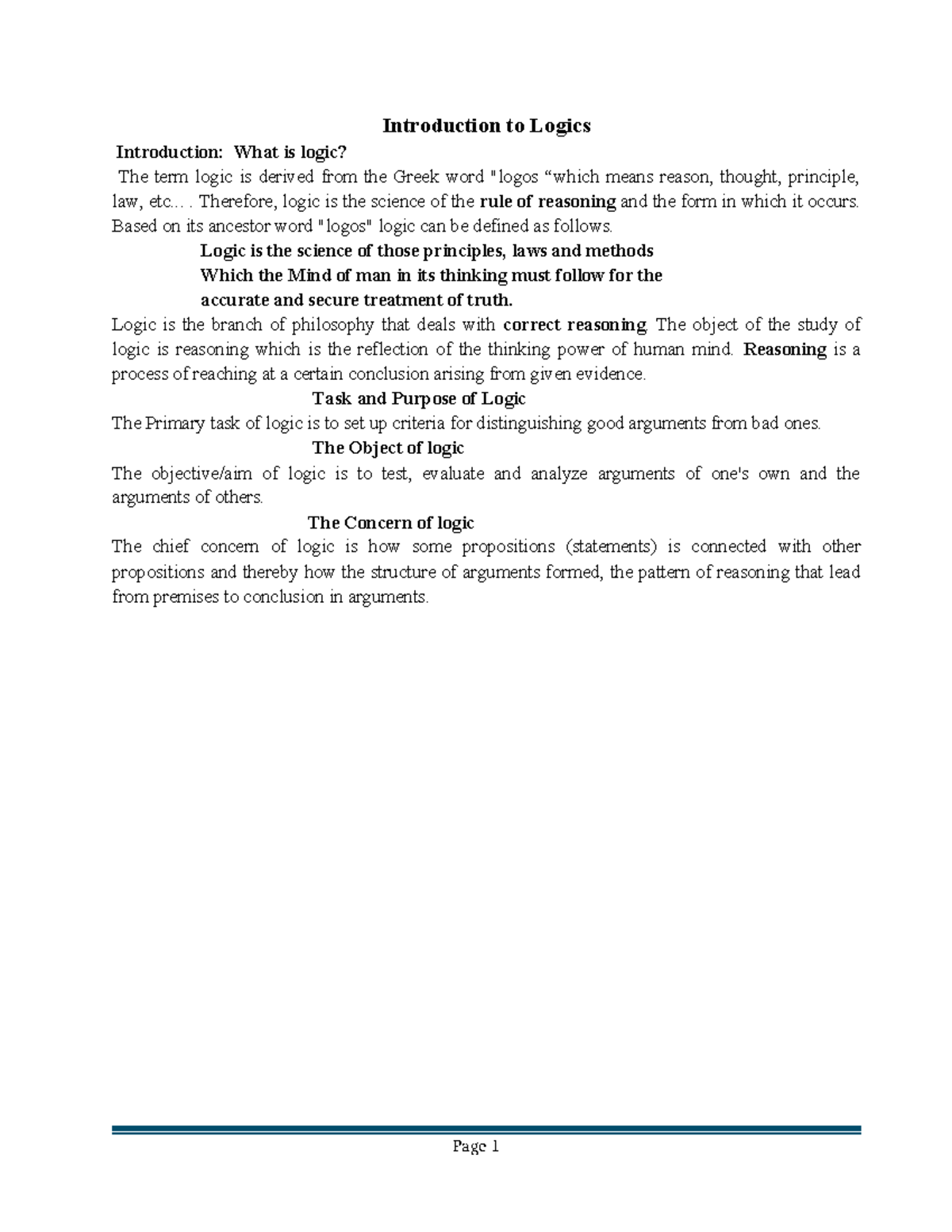 Chapter 2 - Understanding Arguments in Logic (Course Code: LOG101 ...
