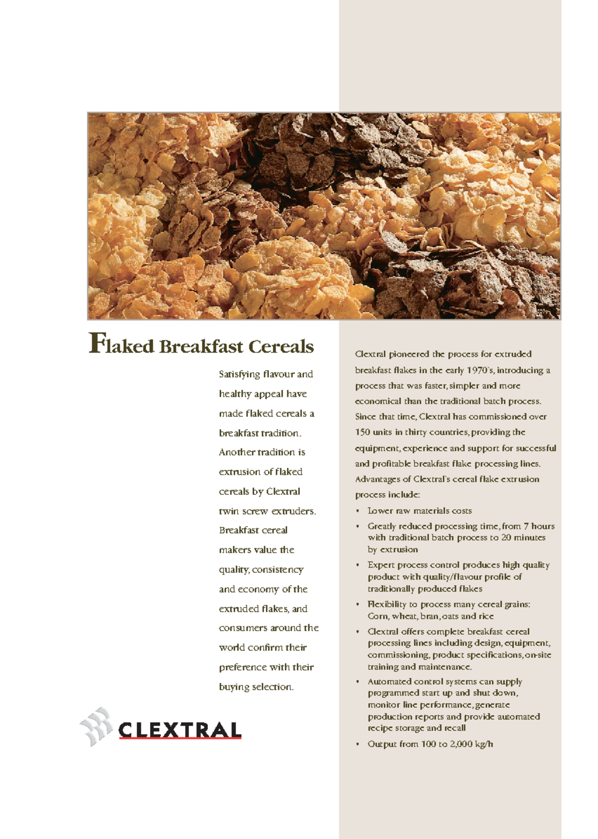 Flaked Cereals lores 01 - Satisfying flavour and healthy appeal have ...