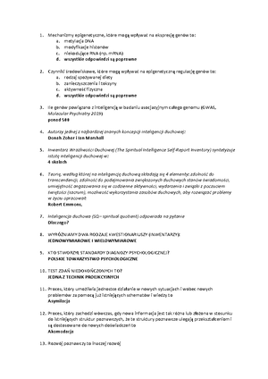 Wybrany TEST opis - PRACA ZALICZENIOWA Skala Inteligencji Stanford ...