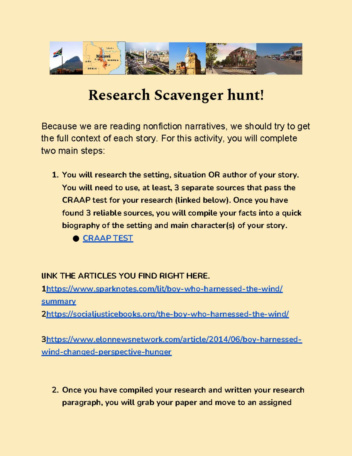 Research Scavenger Hunt Heeter 2025 - Research Scavenger hunt! Because ...