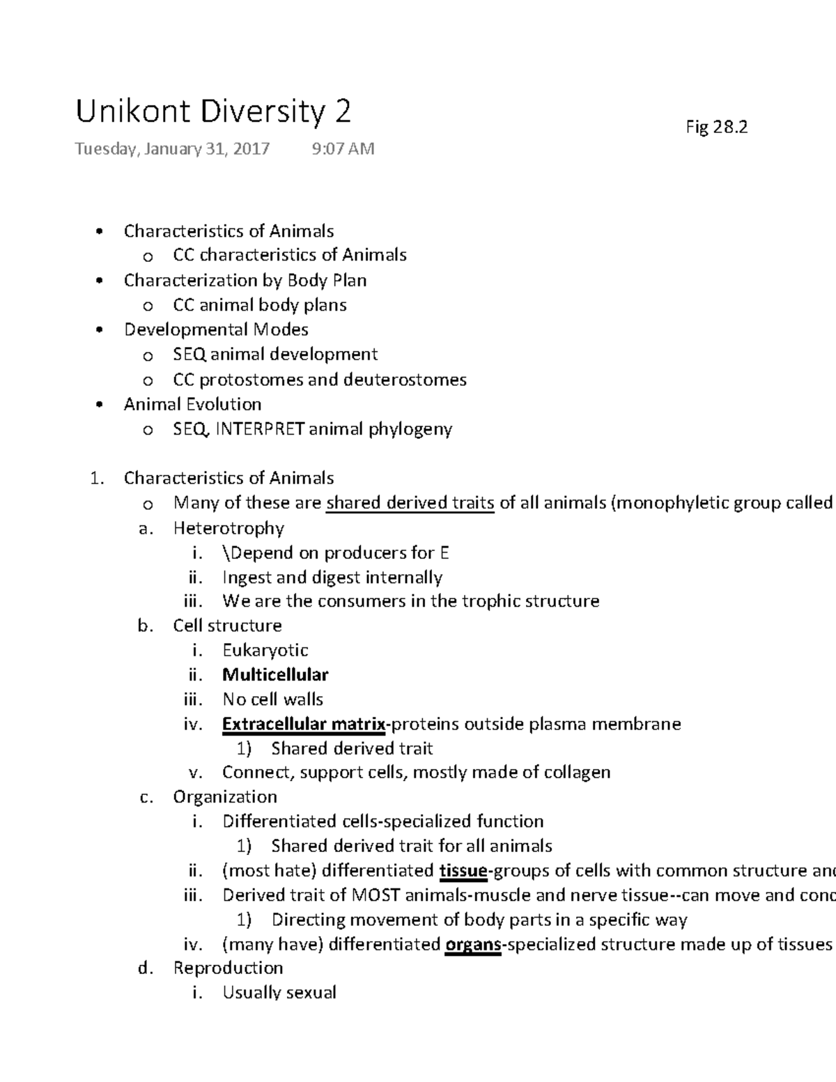 Unikont Diversity 2 - Lecture notes 5 - Unikont Diversity 2 Tuesday ...