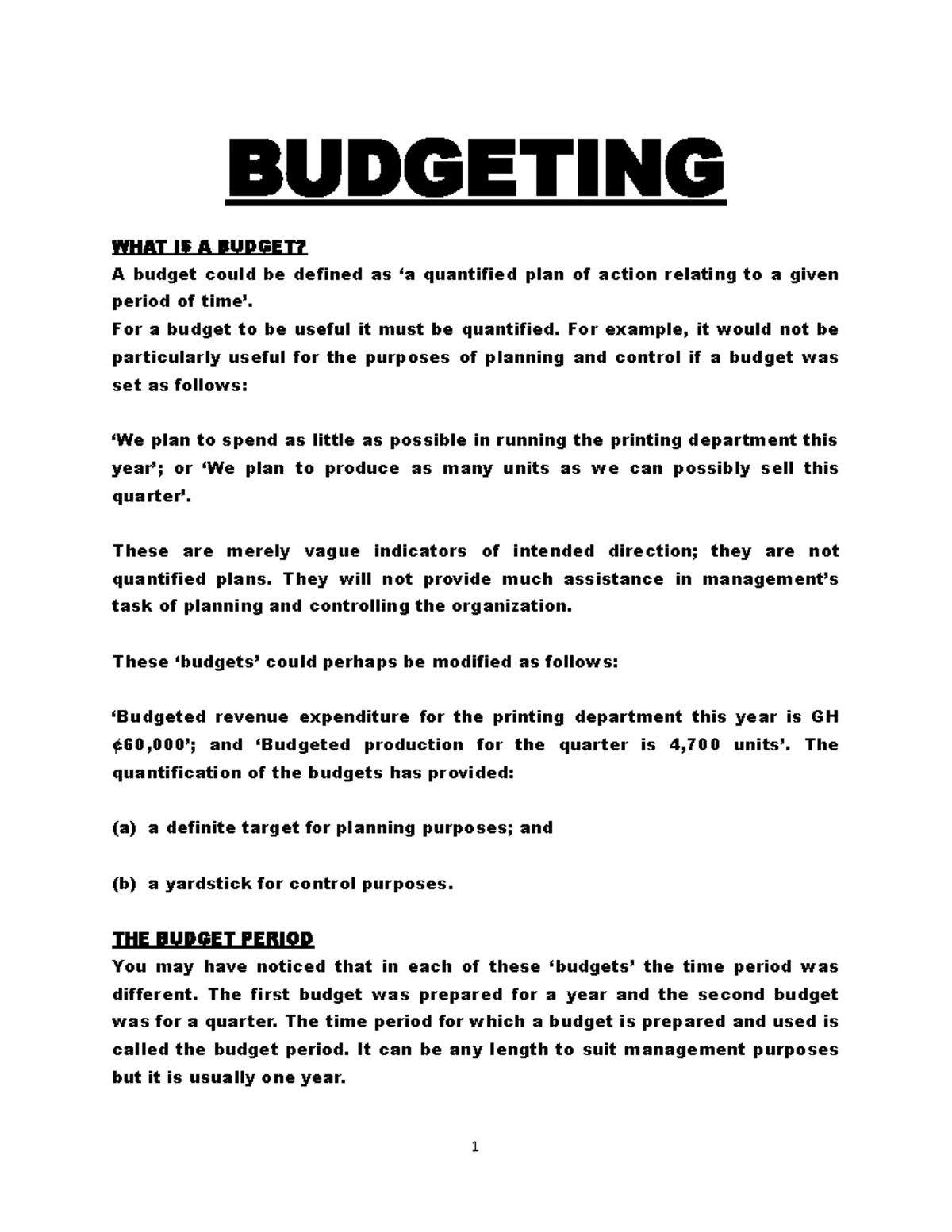 cost accounting Cash budget questions and answers Management Accounting ...