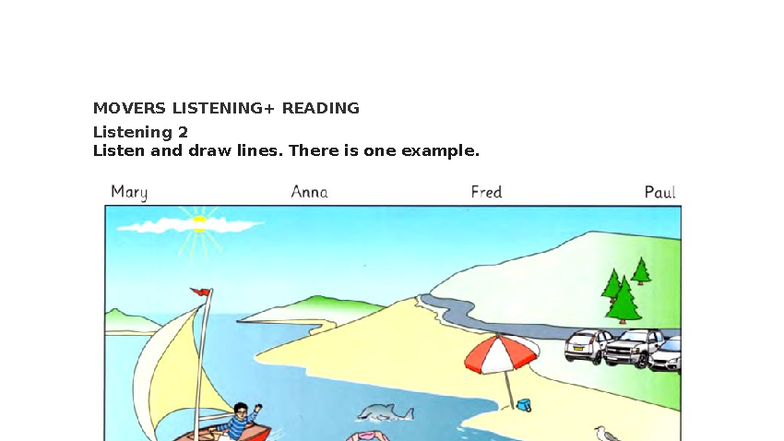 Movers Listening 2: Reading & Drawing Exercises - TREN LOP - Studocu