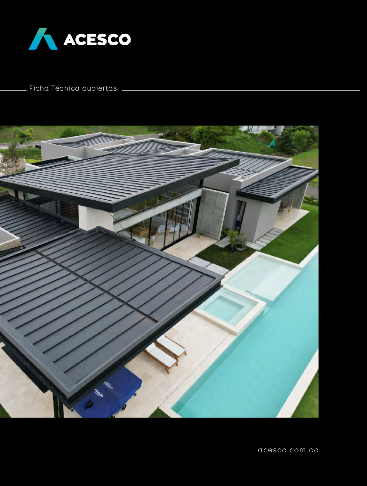 Ficha-tecnica-cubiertas - Ficha Técnica cubiertas acesco.com Descripción Las Cubiertas Acesco ...