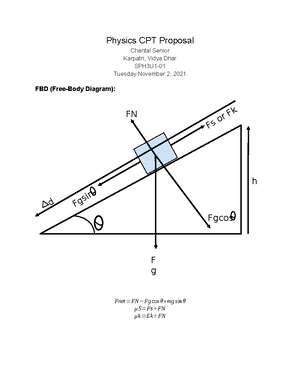 Physics - Grade: 10 - High School - Canada - Studocu