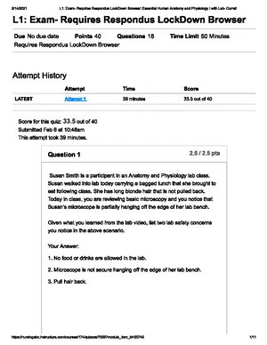 Portage Learning AP I Final Exam - NRSG 201 - Studocu